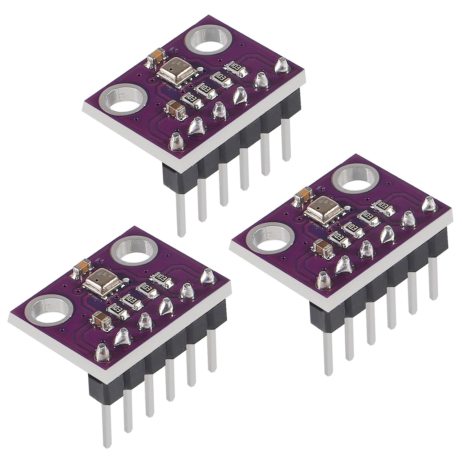 Amazon.com: AITRIP 3PCS Pre-Soldered GY-BME280 BME280 Digital 3.3V ...