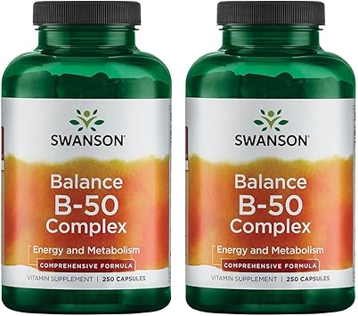 Amazon.com: Swanson B-50 B-Complex - B Vitamin Complex with High ...