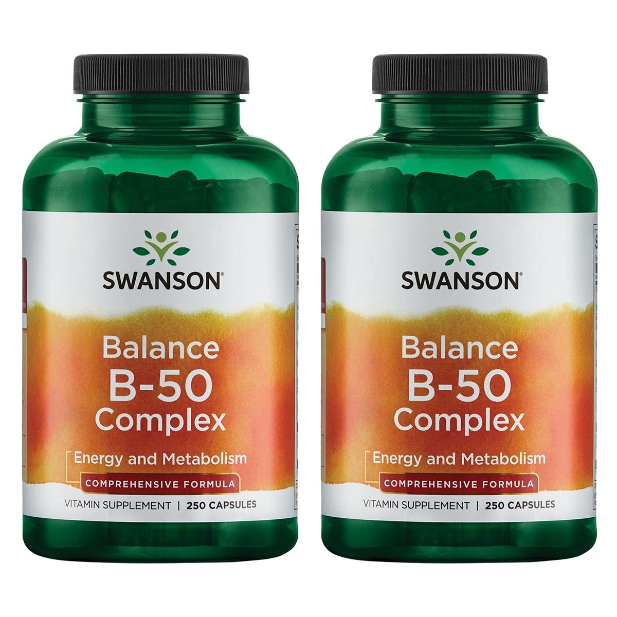 Amazon.com: Swanson B-50 B-Complex - High-Potency B Vitamin Complex for ...