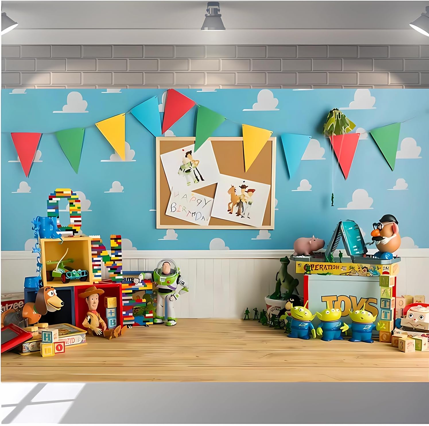 Amazon.com : 7x5ft Cartoon Boy Story Theme Photography Backdrop Kids ...