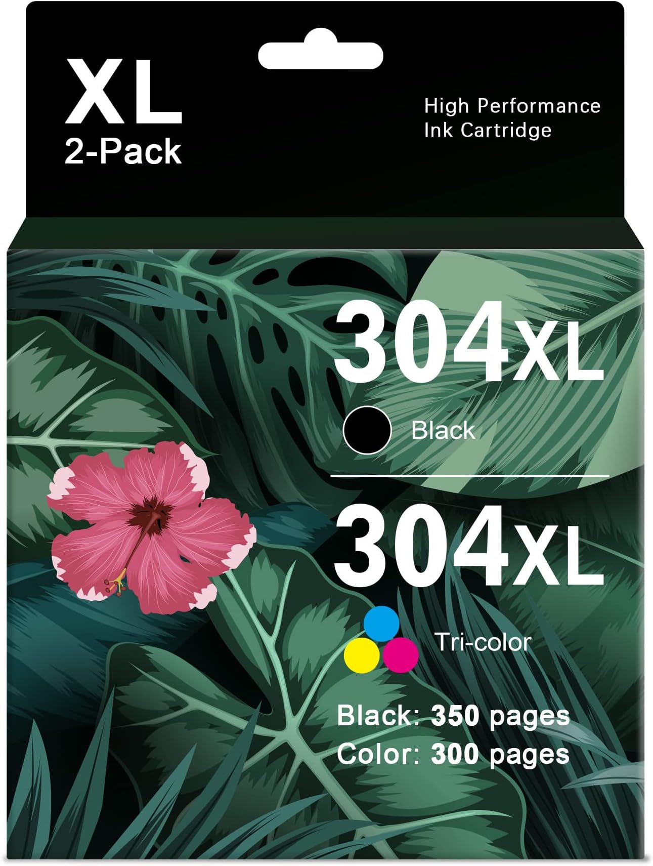 Hanink 304XL Ink Cartridges Black and Colour Replacement for HP 304 Ink ...