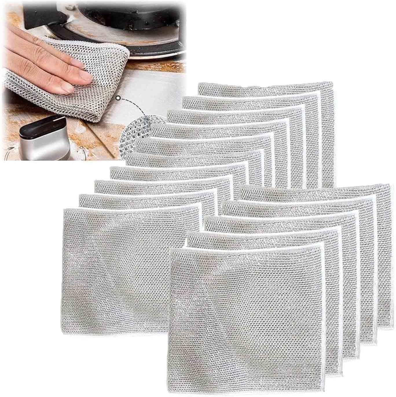 Amazon.com: Wire Dishwashing Rag,New Multipurpose Wire Miracle Cleaning ...