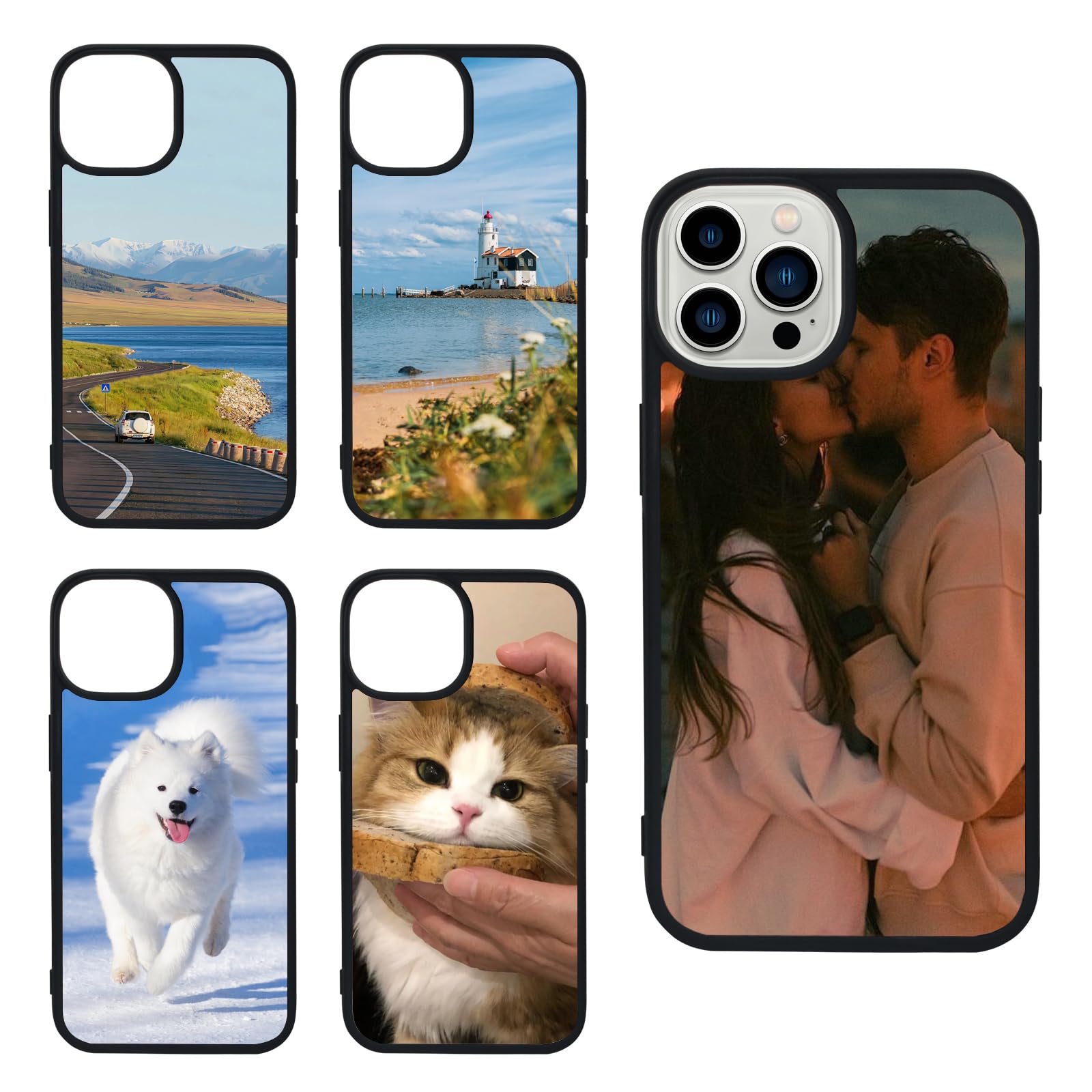 Amazon.com: MAIKESUB 5 PCS Sublimation Phone Case for iPhone 15 5.9 ...