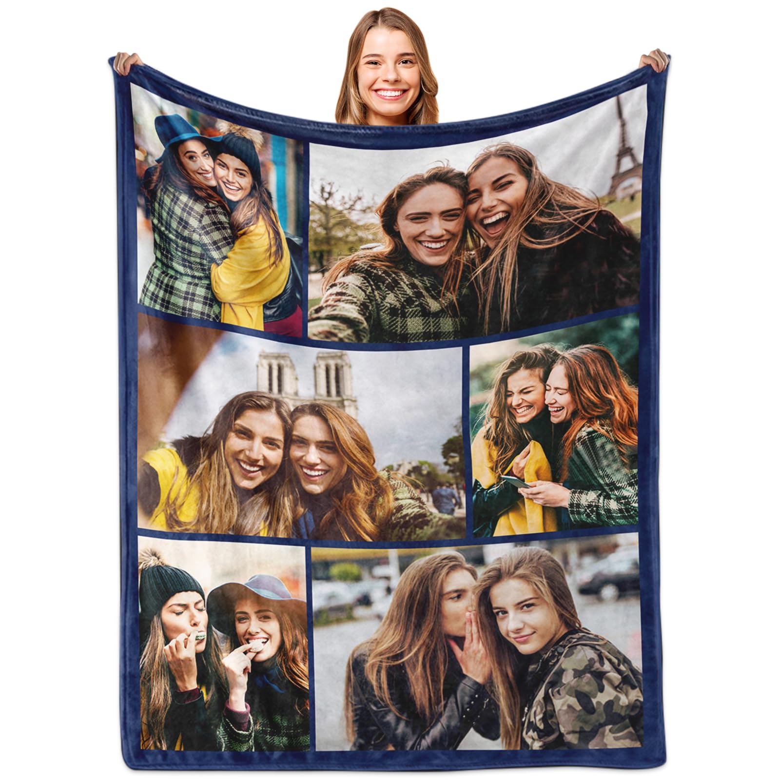 Amazon.com: Yoke Style Custom Blanket with Picture, Customized Throw ...