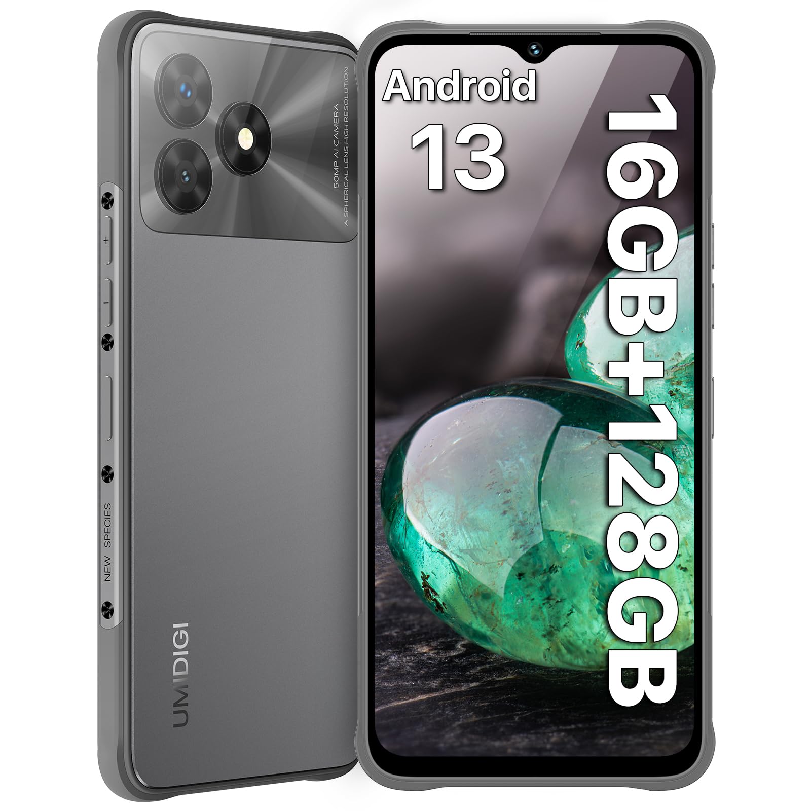 UMIDIGI G5 Mecha Waterproof Rugged Smartphone,50MP+8MP Dual SIM Phone ...