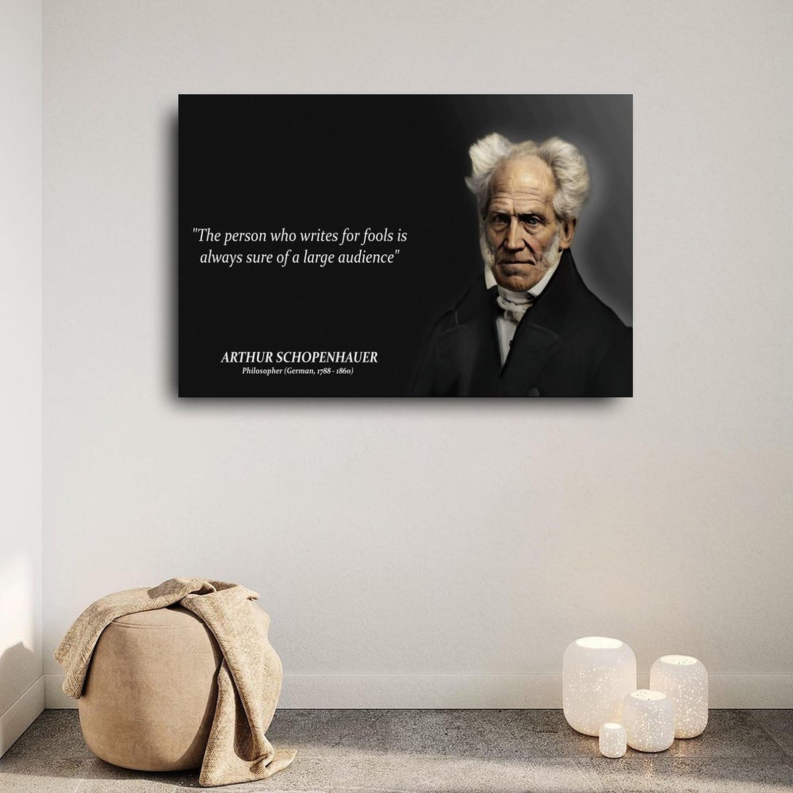 German Philosopher Schopenhauer Quotes Arthur Schopenhauer Portrait