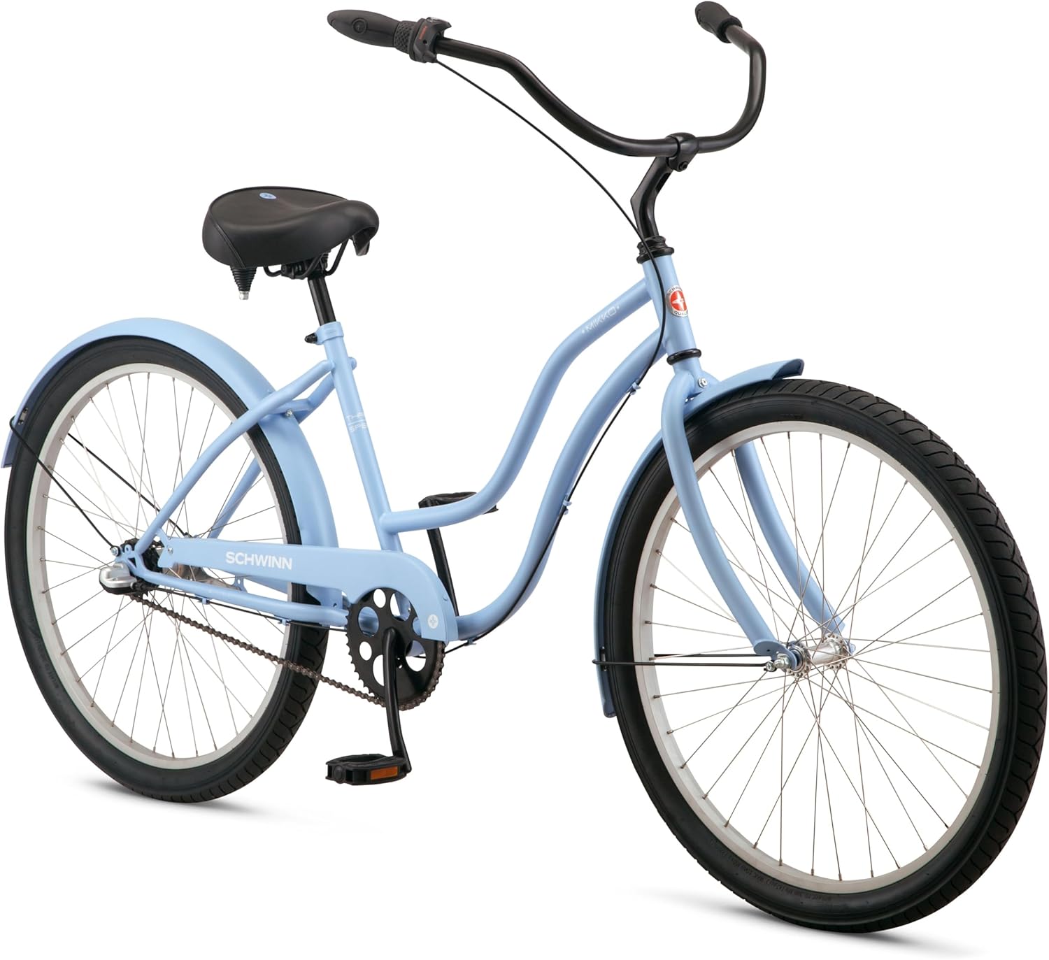 Amazon.com : Schwinn Mikko Beach Cruiser Bike for Adult Men and Women ...