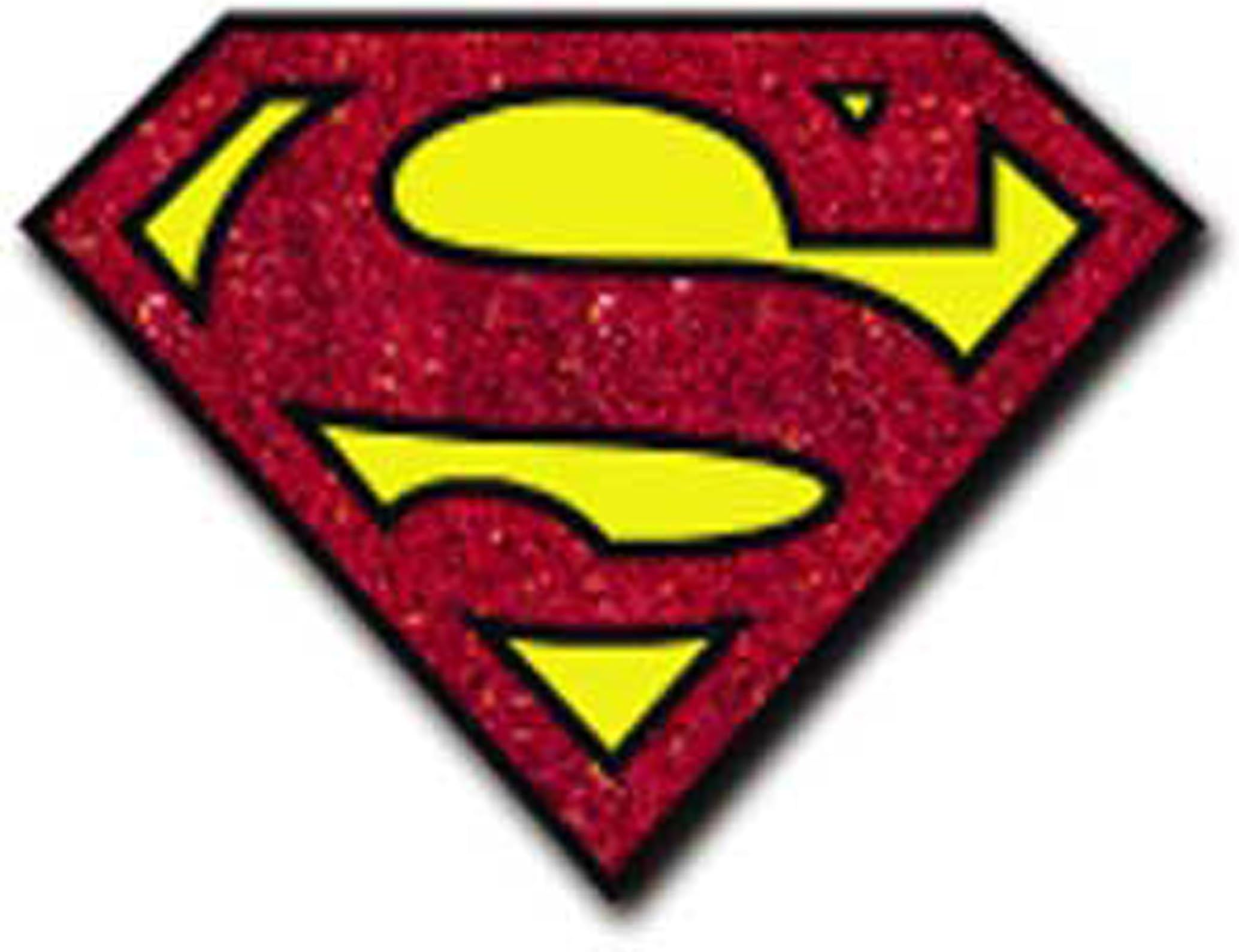 Amazon.com: Set of 3 -Diecut Vinyl Superman Logo Comic Colored Batman ...