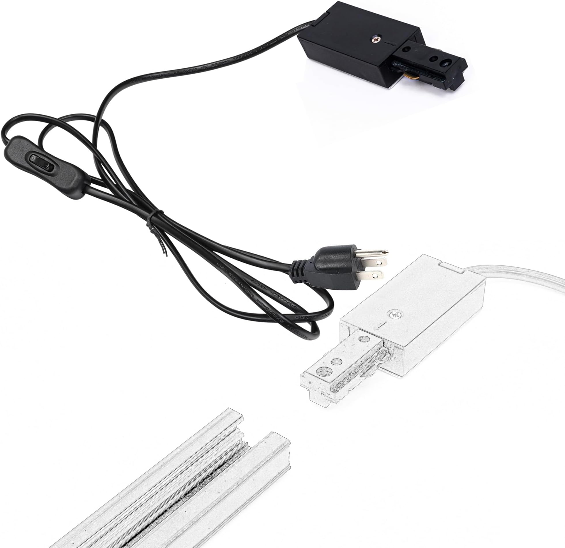 SKIVTGLAMP Plug in Linear Track Live End Power for Halo Track System H ...