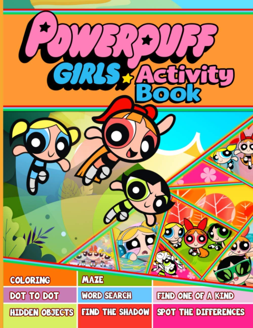 Powerpuff Girls Activity Book Crayola Relaxation Word Search Dot To powerpuff-girls-activity-book-crayola-relaxation-word-search-dot-to