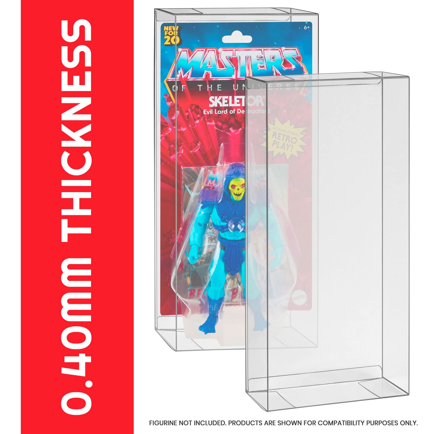 Masters Of The Universe Cases EVORETRO Display Case For MOTU Carded S ...
