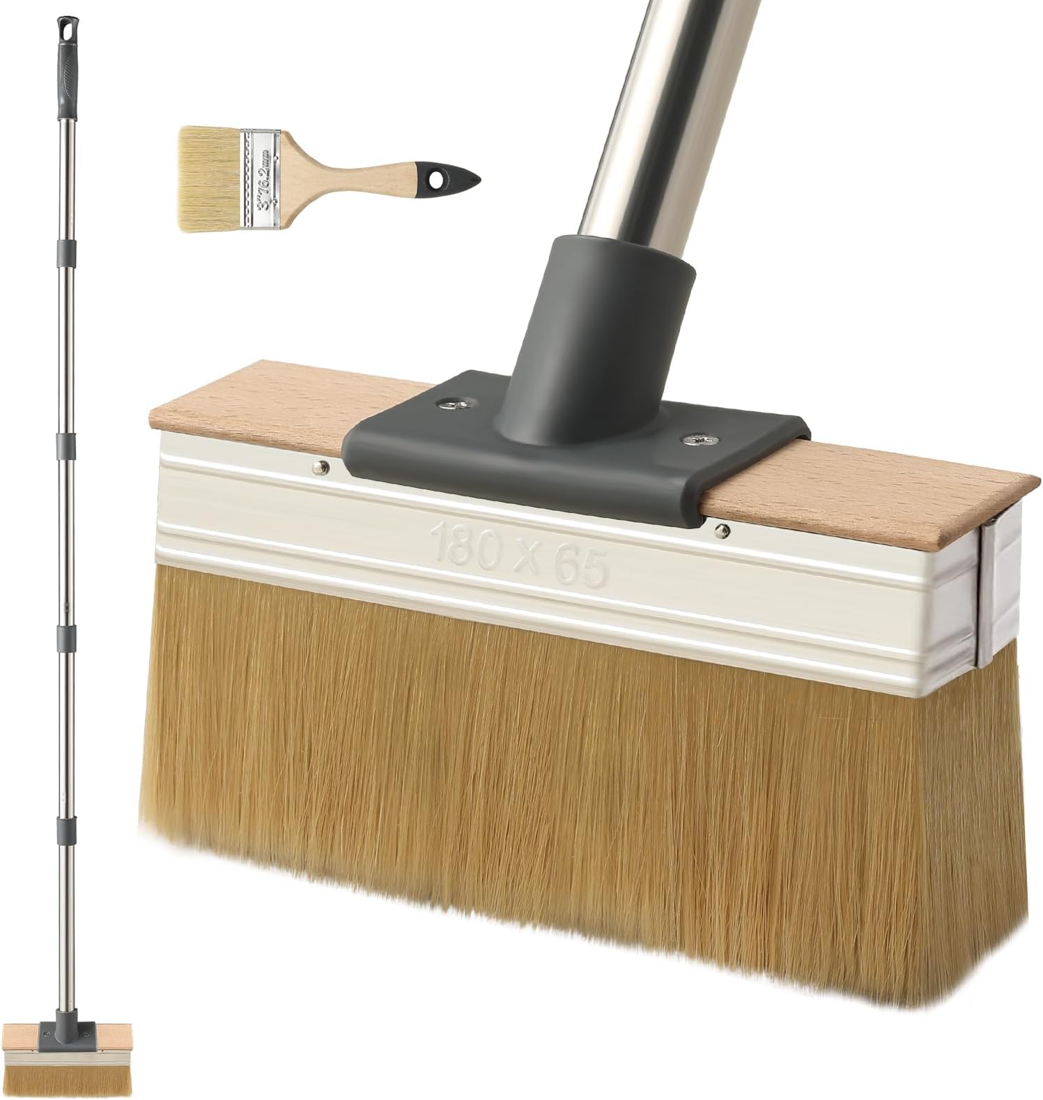 Z&Q BROS LTD New Transform Decking Paint Brush, Green, Nylon Bristle ...