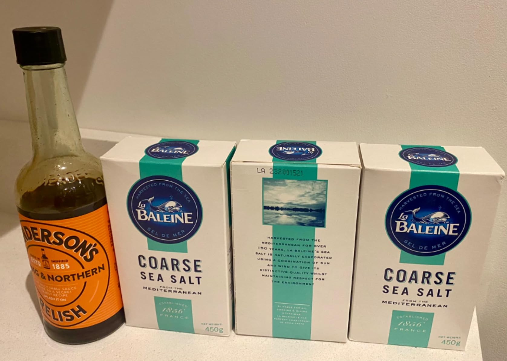 La Baleine Salt, Coarse Sea Salt Box for Cooking and Seasoning, Ideal ...