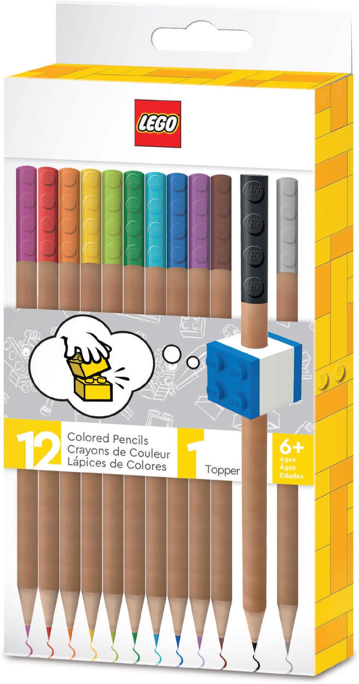 Amazon.com: LEGO Stationery Building Dreams Hardcover Notebook with 4x6 ...