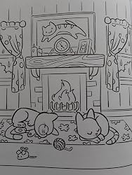 Dumpling Cats Coloring Book with Stickers (Dover Animal Coloring Books ...