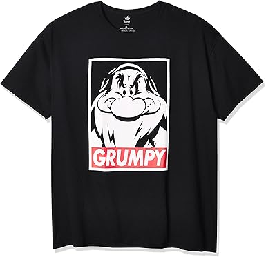 Amazon.com: Disney Men's Snow White and Seven Dwarfs Grumpy Graphic T ...