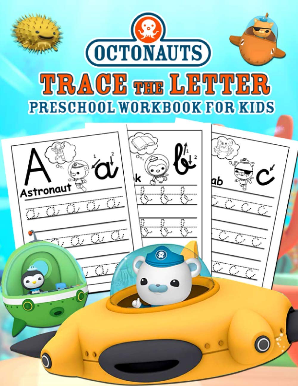 Octonauts Trace The Letter Preschool Workbook For Kids Learning Is ...