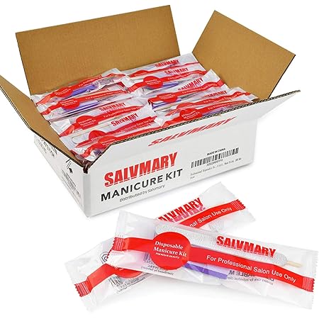 Amazon.com : Maryton Disposable 3-Piece Pedicure Kit, Wood Nail File ...