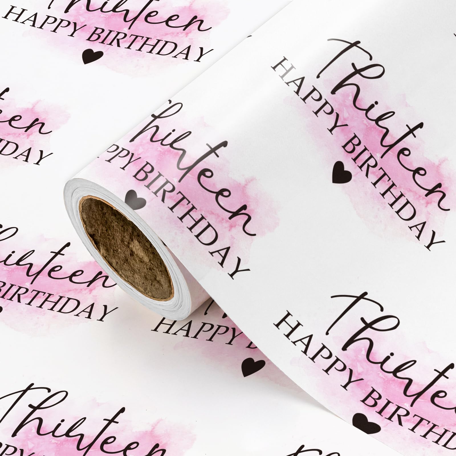 Amazon.com: WRAPAHOLIC 13th Birthday Wrapping Paper Roll - Mini Roll ...