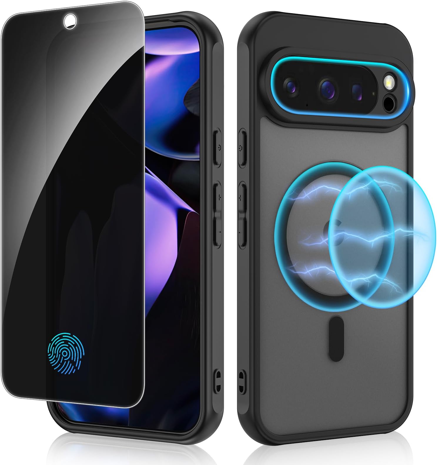 Amazon.com: FNTCASE for Google Pixel 9-Pro-XL Case: Magnetic ...