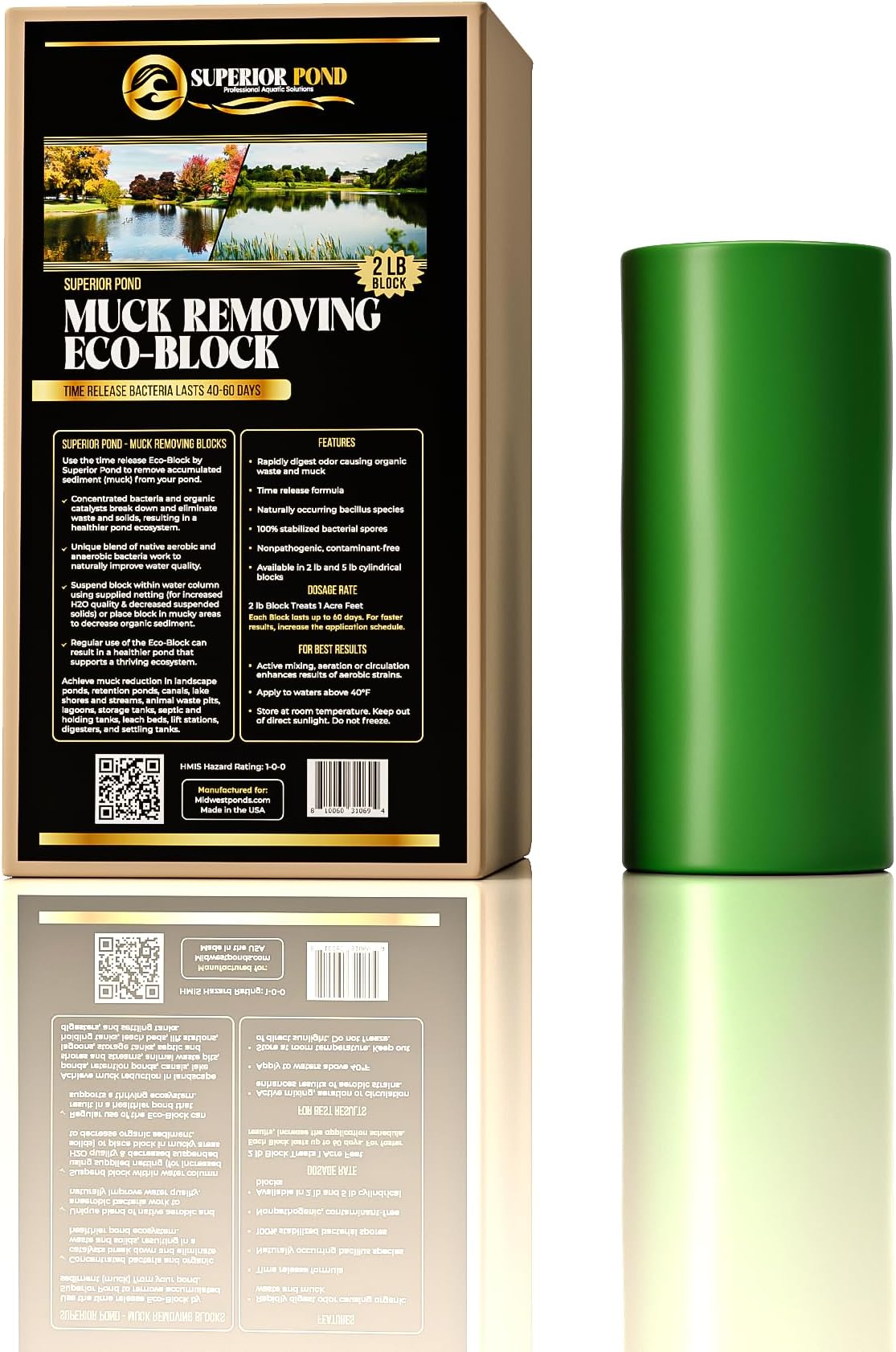 Amazon.com : Pond Boss, 5 CBBPR5 Pro Block Bacteria, Pound : Patio ...