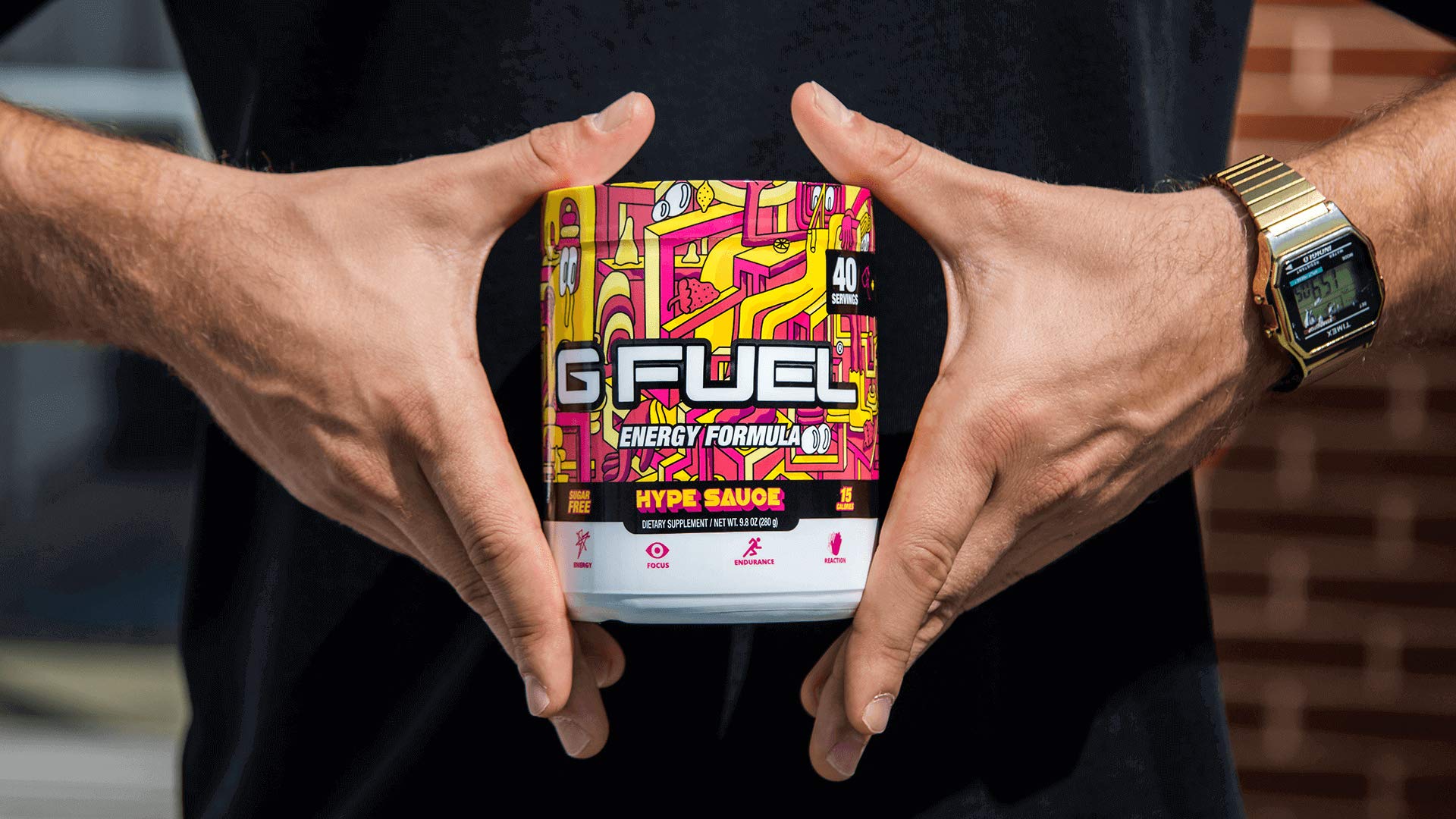 G Fuel Raspberry Lemonade Hype Sauce Elite Energy Powder, 9.8 oz (40 ...