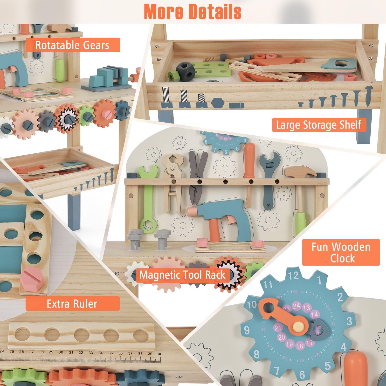 Kid39s Wooden Tool Bench Etsy Diy Kids Furniture Wooden Toys Plans