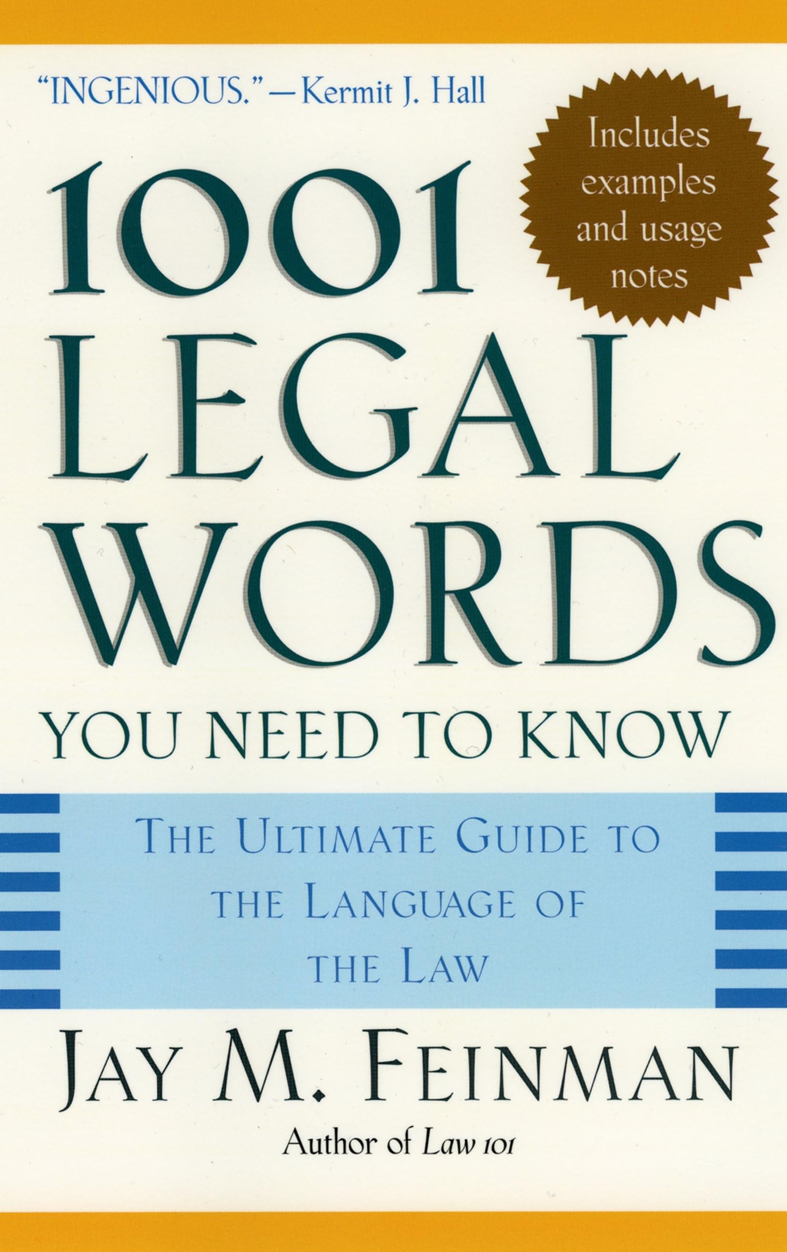 Amazon.com: 1001 Legal Words You Need to Know: The Ultimate Guide to ...