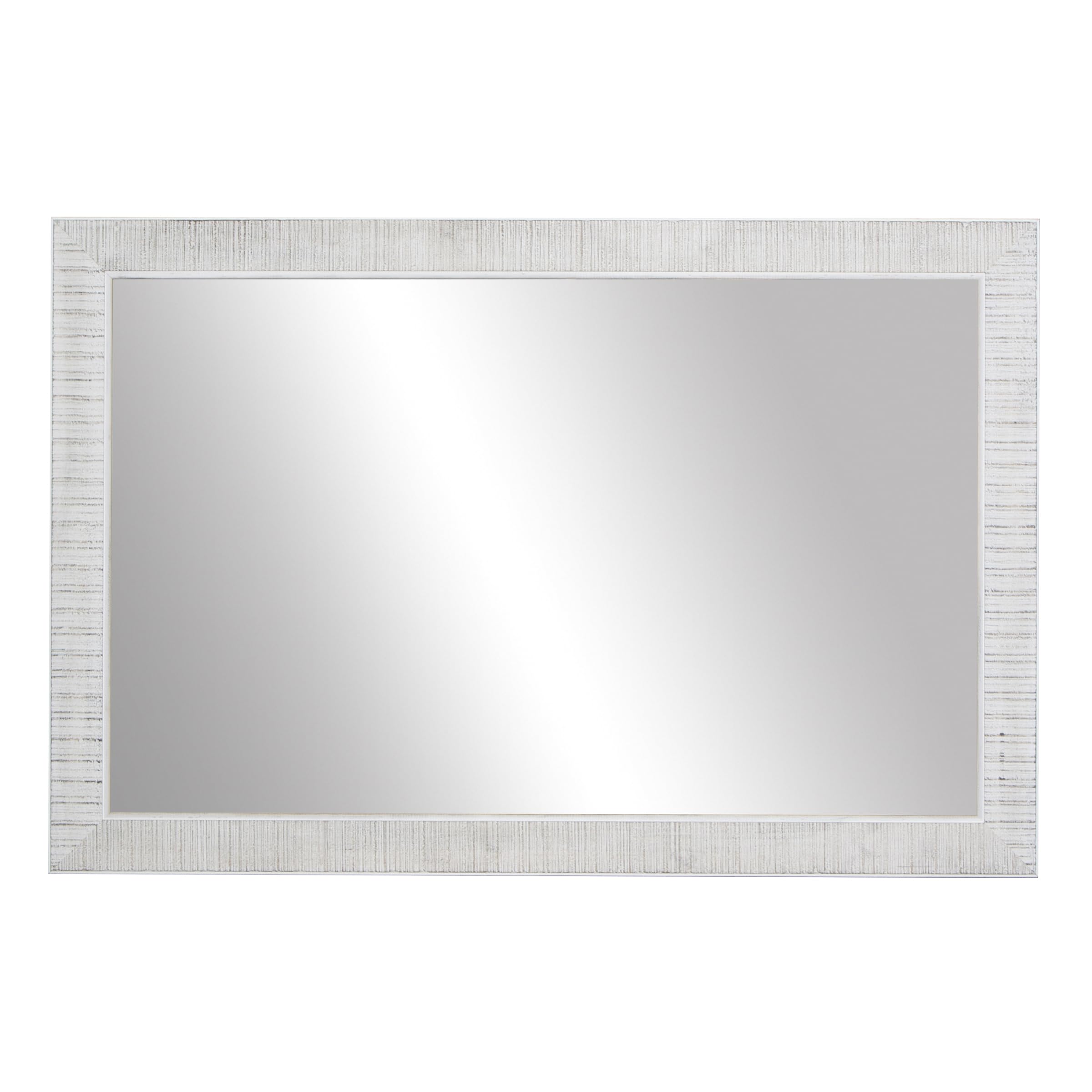 Amazon.com: Frame My Mirror Ivory Framed Mirror, 32" x 32" Mirror for ...