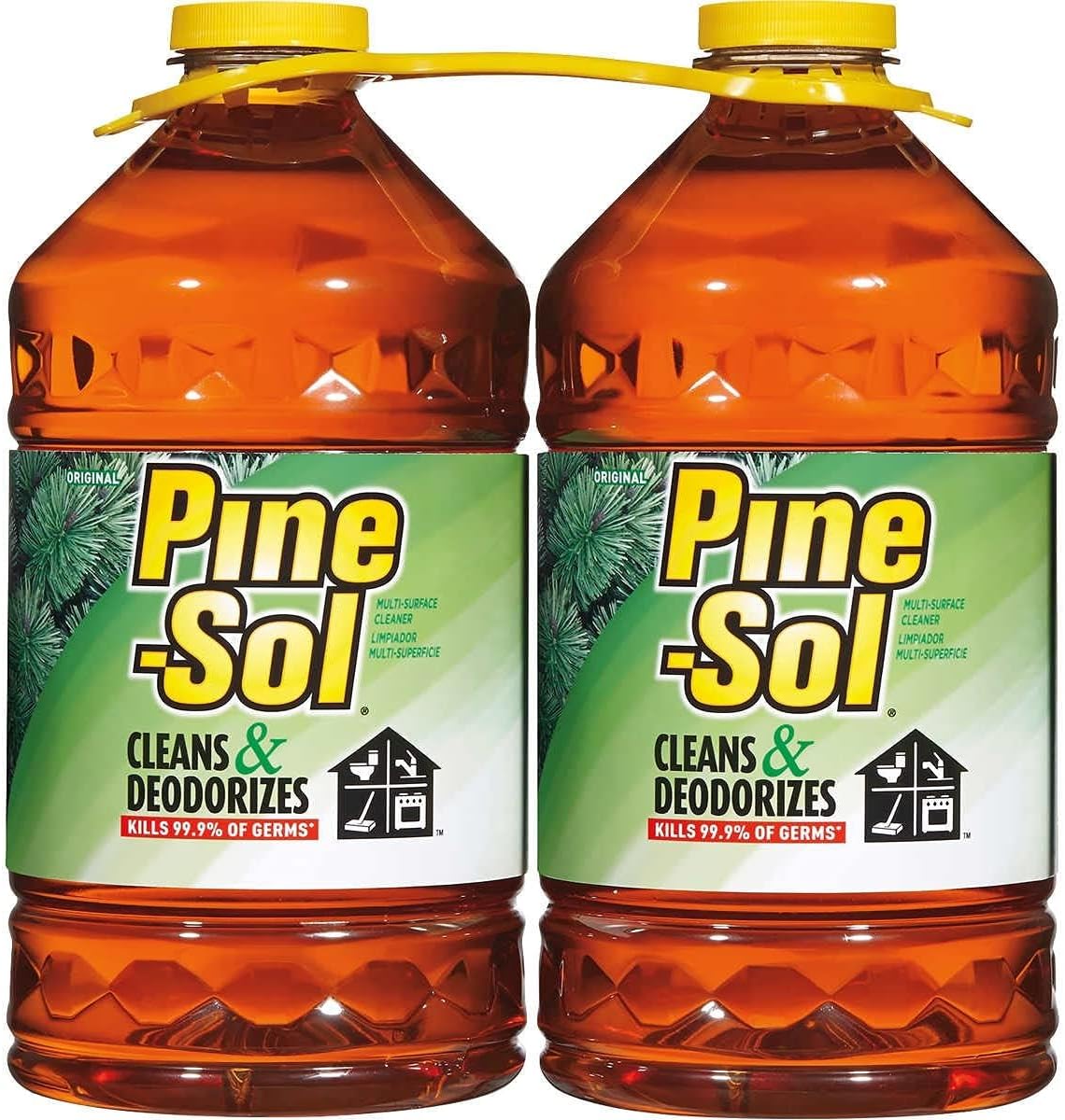 Amazon.com: Pine-Sol All Purpose Cleaner Jugs, Pine, 100 Fl Oz, (Pack ...