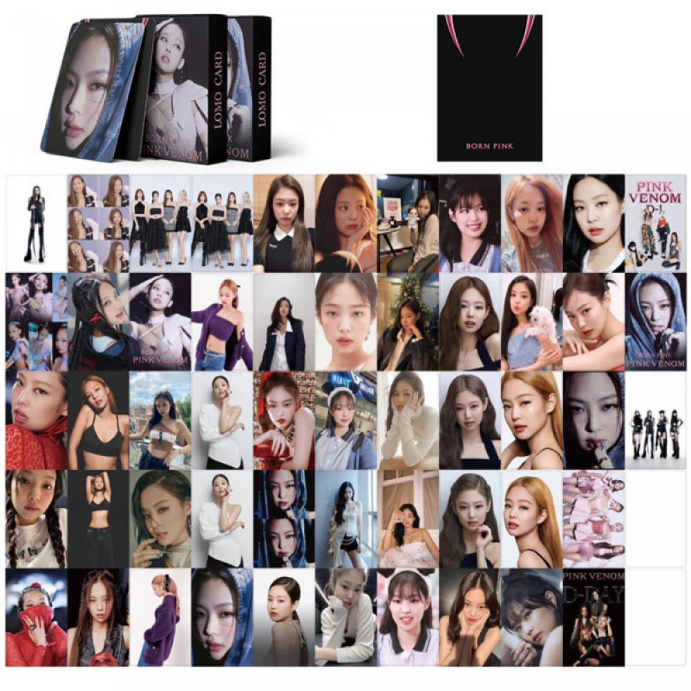 Goodern 53pcs Blackpink Born Pink Photocards Jennie Photocards ...