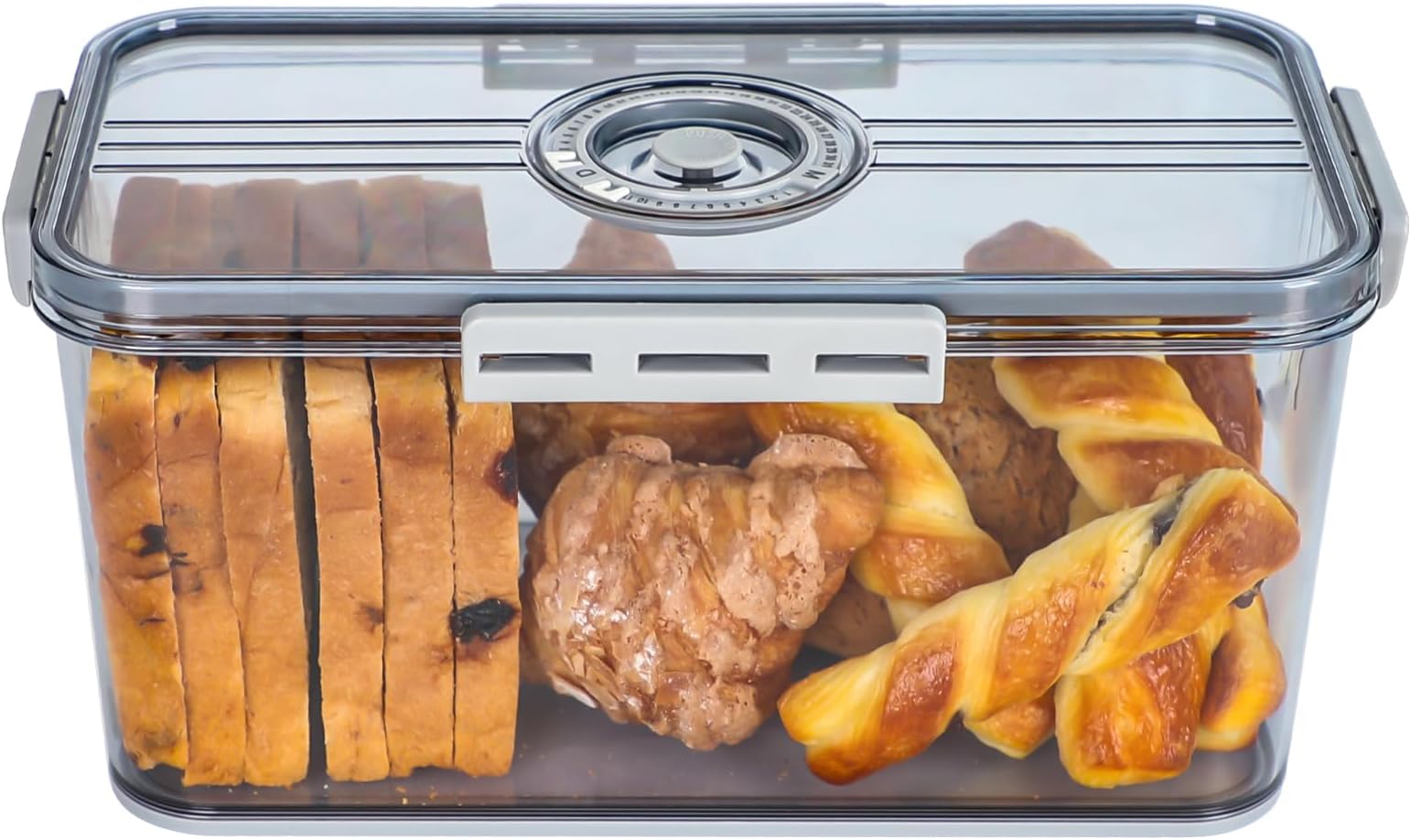 KJHBV Box - Caja de doble capa para pan de café, caja organizadora ...