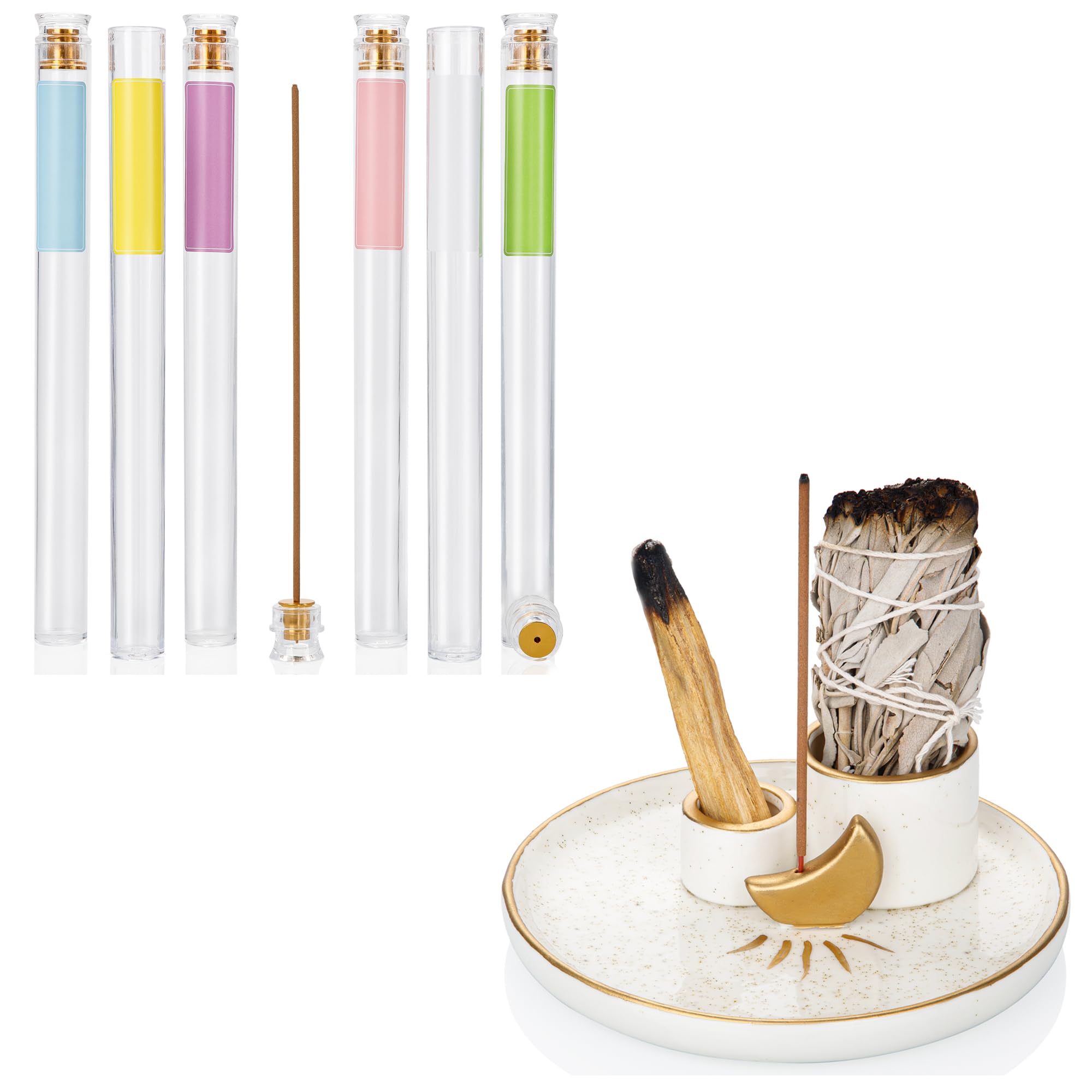 Amazon.com: ZenBless 4 in 1 Incense and Candle Holder for Burning Sage ...
