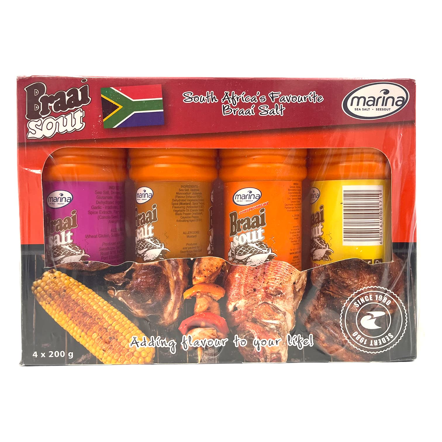 Marina Braai Sout South Africas Favourite Braai Salt 4 X | Desertcart ...