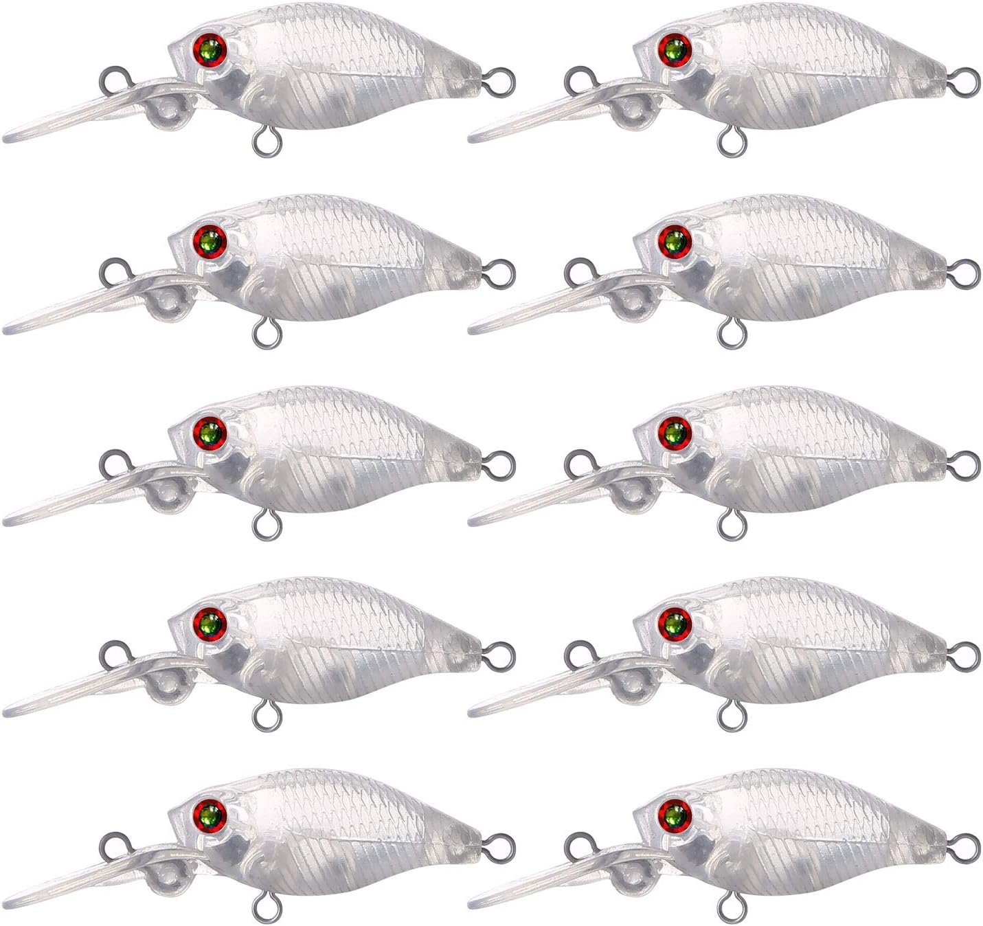 Amazon.com : FREE FISHER 25pcs Fishing Crankbait Blanks,Unpainted ...