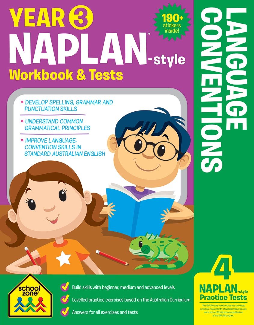 Year 5 NAPLAN*-style Language Conventions Workbook & Tests : Hinkler ...