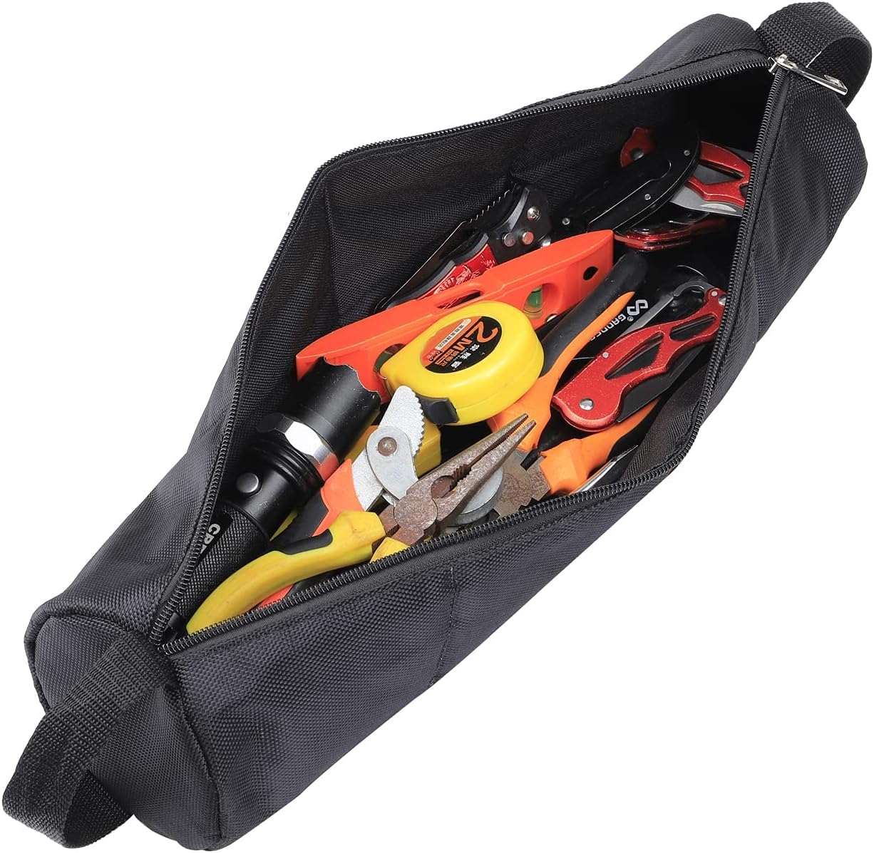 Tool Bag Organizer, Canvas Tool Pouch Canvas Zipper Bag Wrench ...