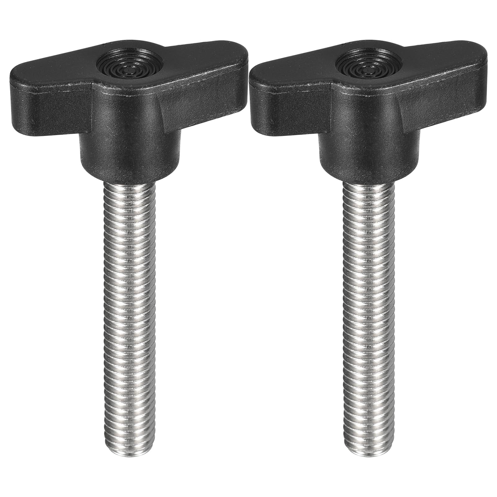 Amazon.com: uxcell 2Pcs Clamping Screw Knob, M8 x 50mm Metric 304 ...