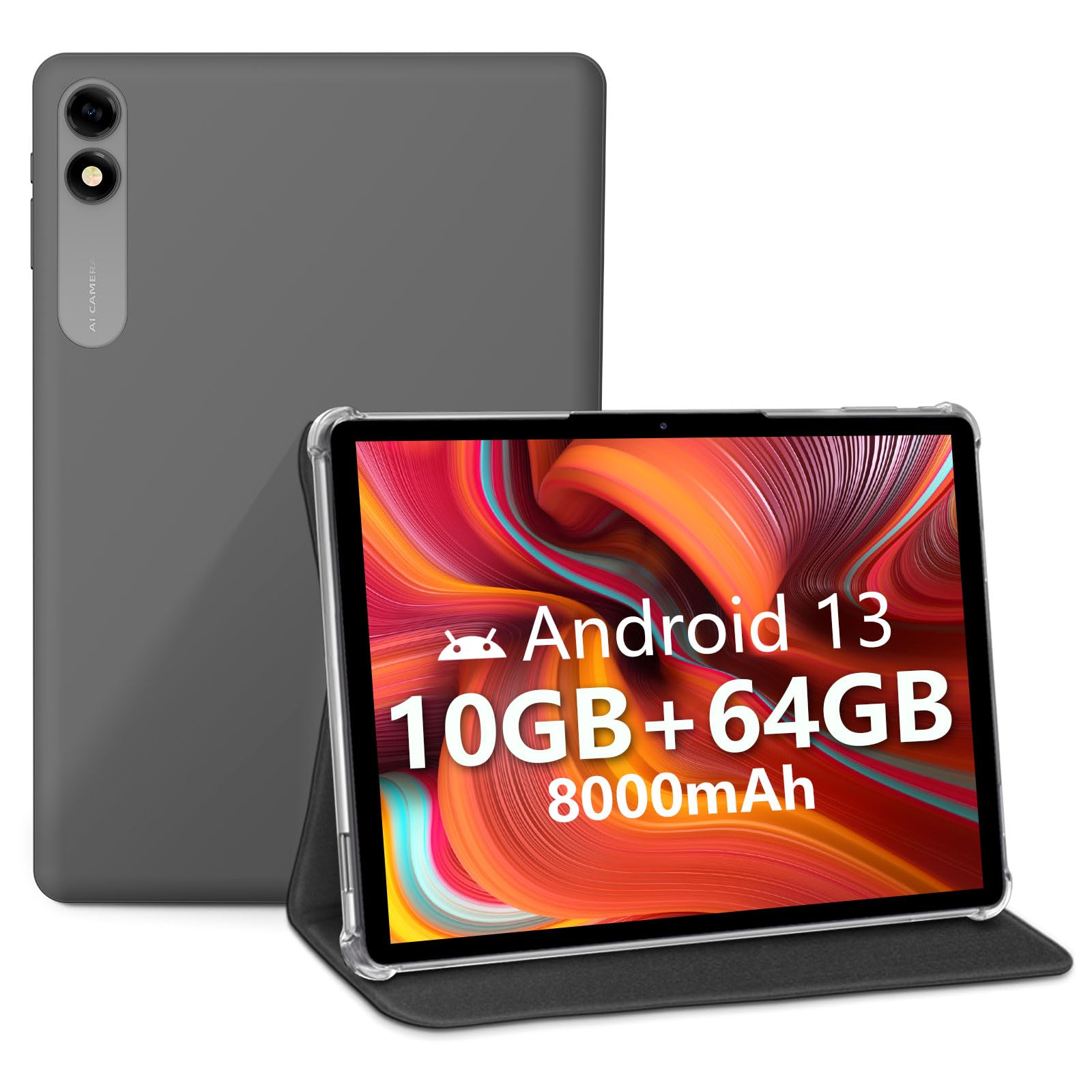 AIGOPAD タブレット android13 10インチ wi-fiモデル 6GB ROM64GB 512GB TF拡張 IPS 1280* ...