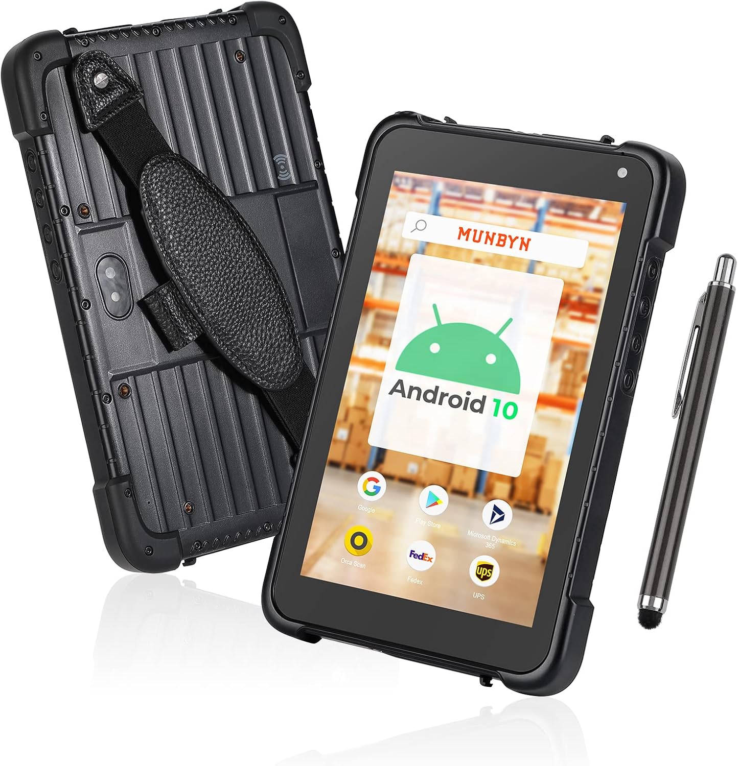 Amazon.com : MUNBYN Rugged Android Tablet, 8" Heavy Duty Tablet Android ...