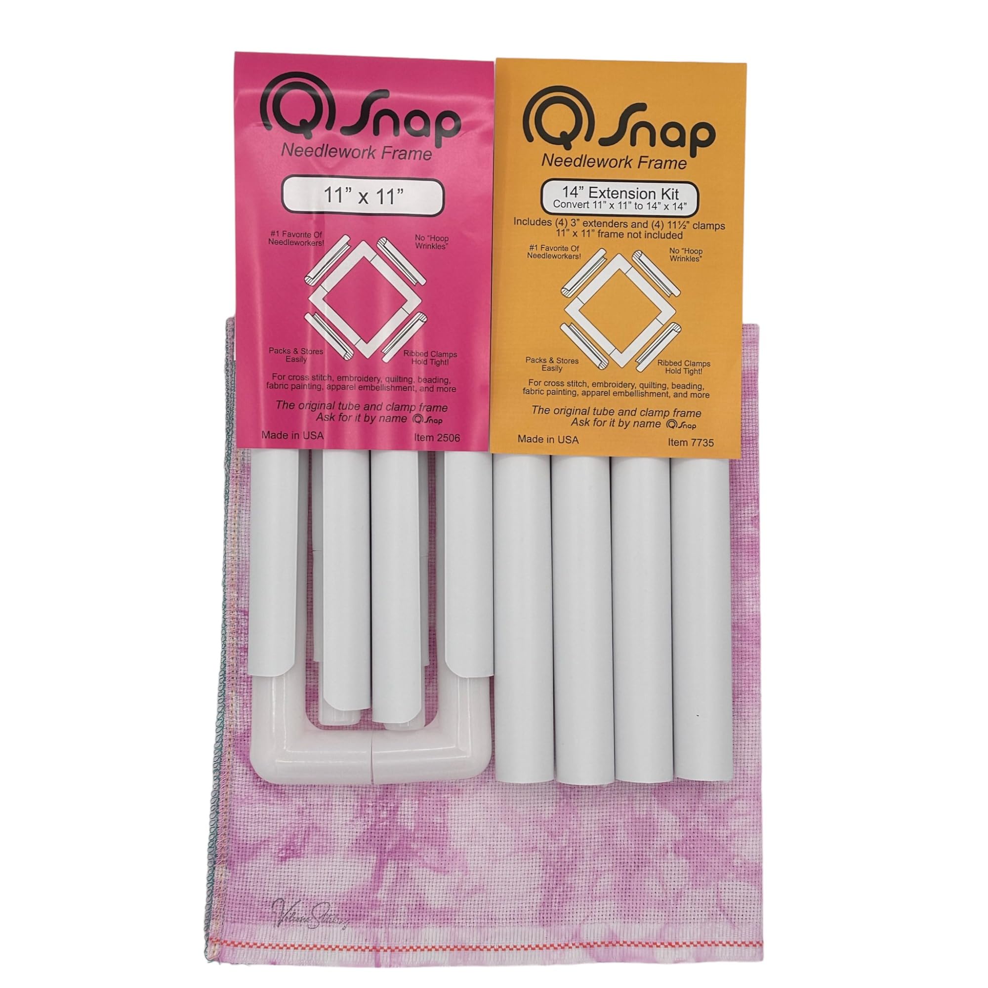 Amazon.com: Q Snap Embroidery Frame Needlework Bundle - 11x11 inch Q ...