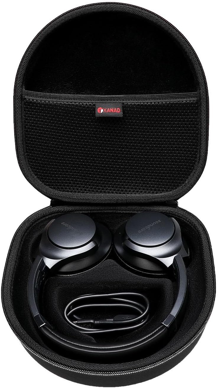 Amazon.com: XANAD Black Case for Anker Soundcore Life Q20 / Q45 / Q30 ...
