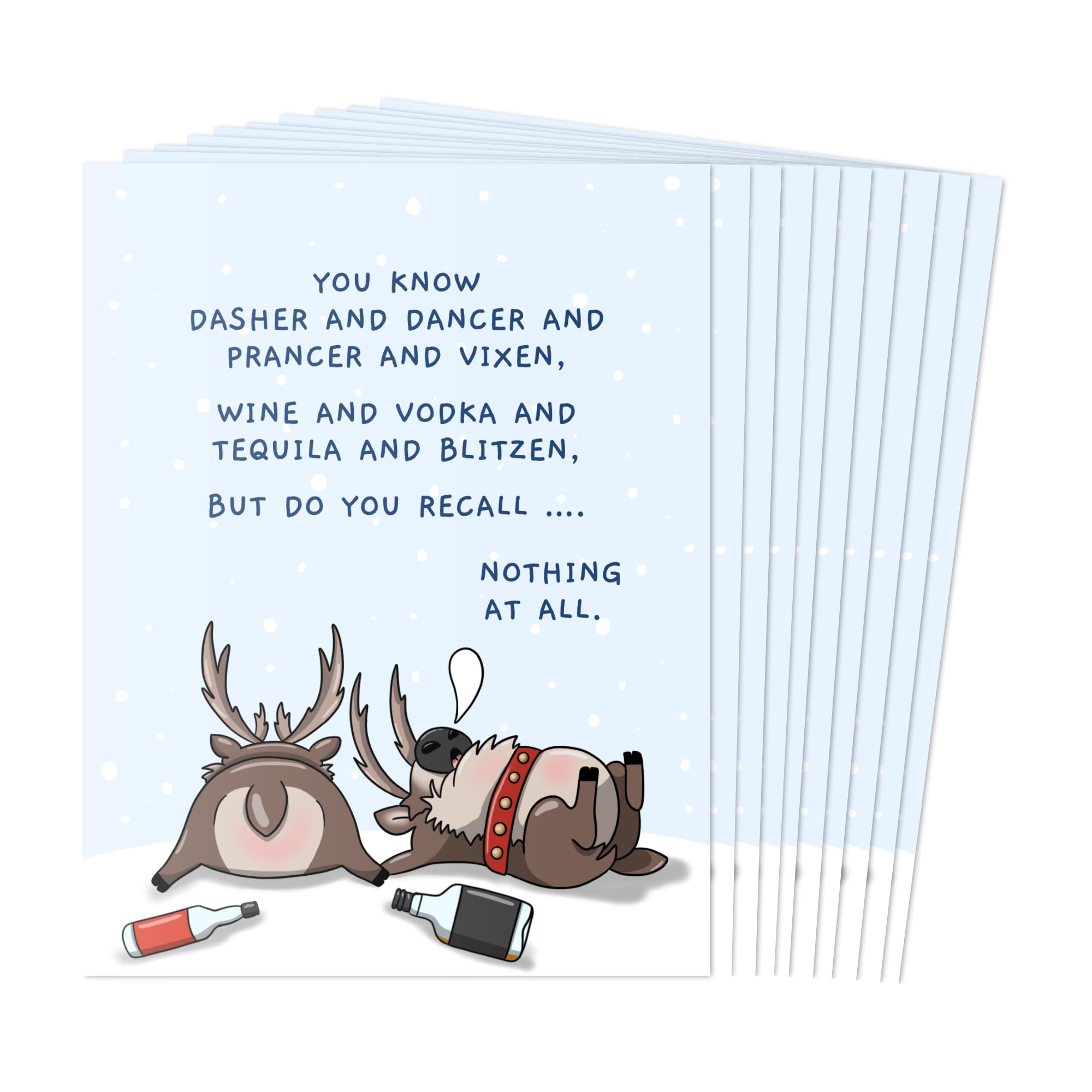 Amazon.com : ALY LOU Christmas Cards Funny Holiday Box Set Pack ...