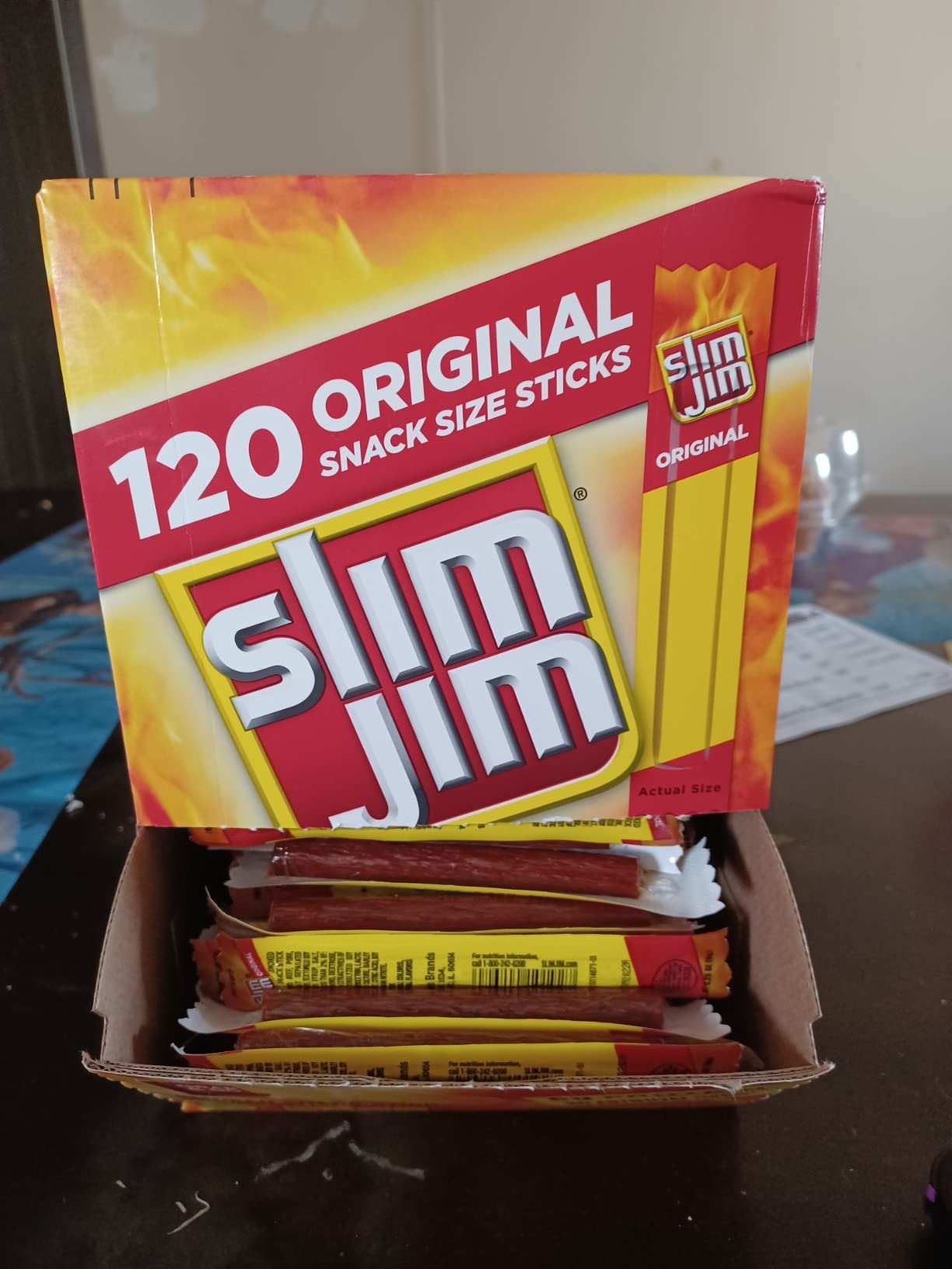 Amazon.com: An Item of Slim Jim Original (120 ct.) - Pack of 1 - Bulk ...