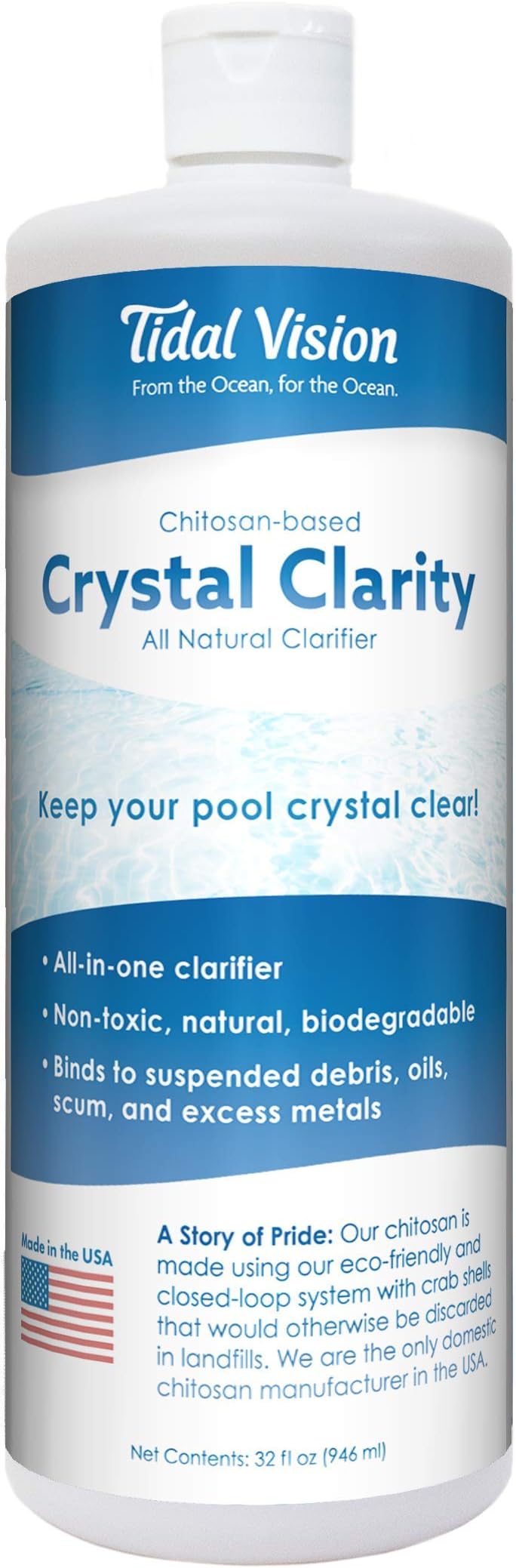 Amazon.com : Tidal Vision Crystal Clarity — All-in-One Natural Pool ...