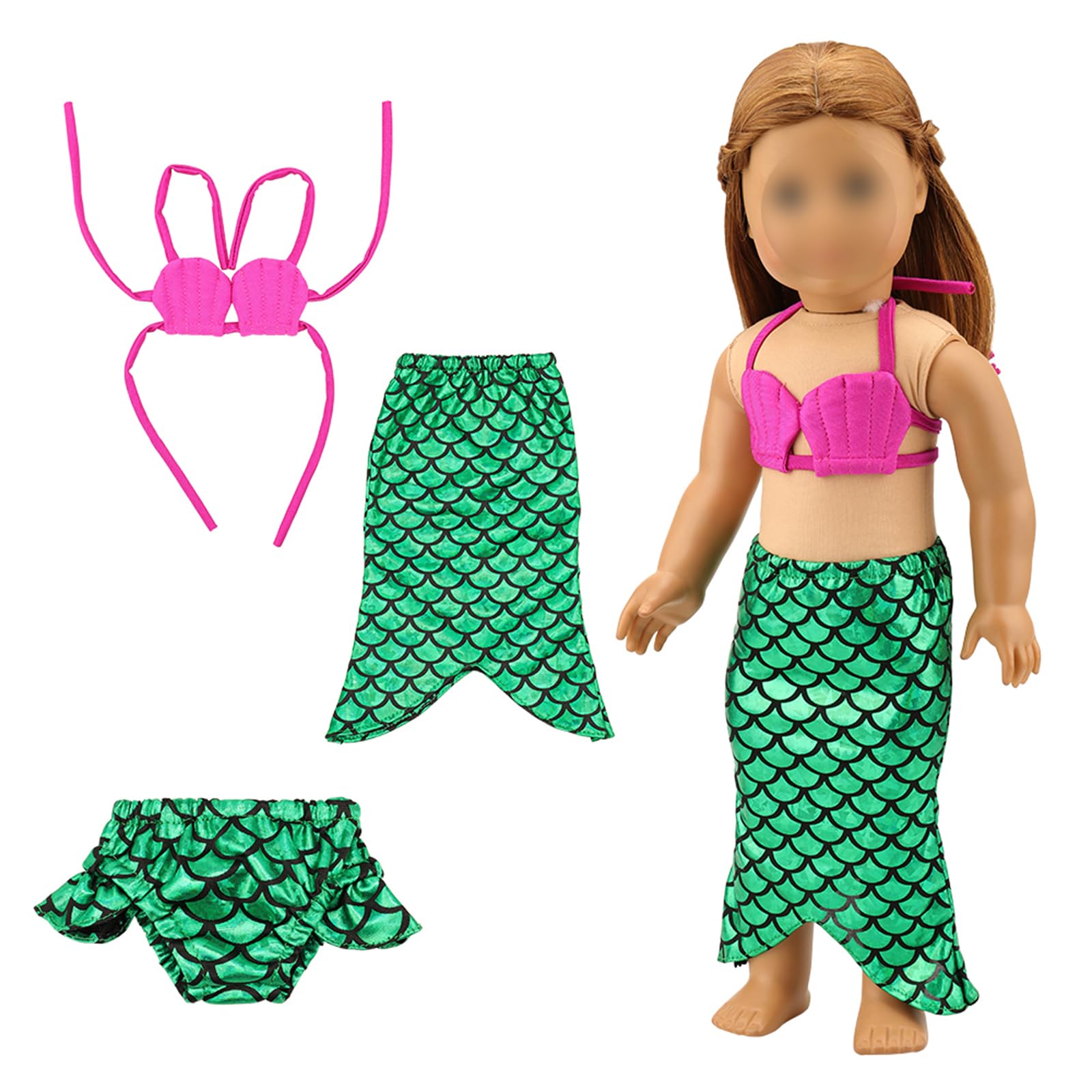 Snapklik.com : Barwa 18 Inch Doll Clothes Accessories 3 Sets Princess ...