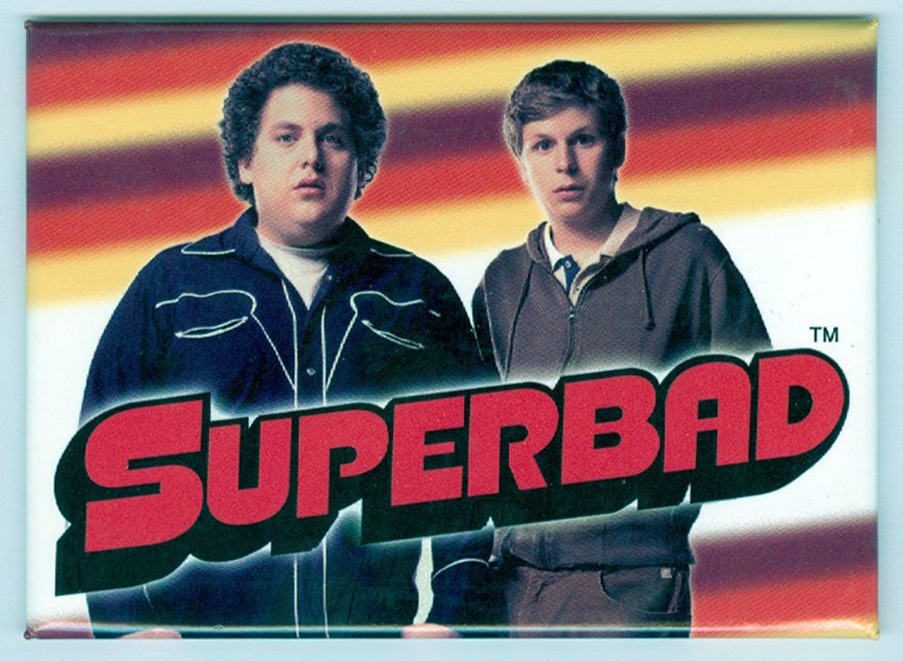Buy Superbad - Movie Logo - Button Magnet Online at Low Prices in India ...