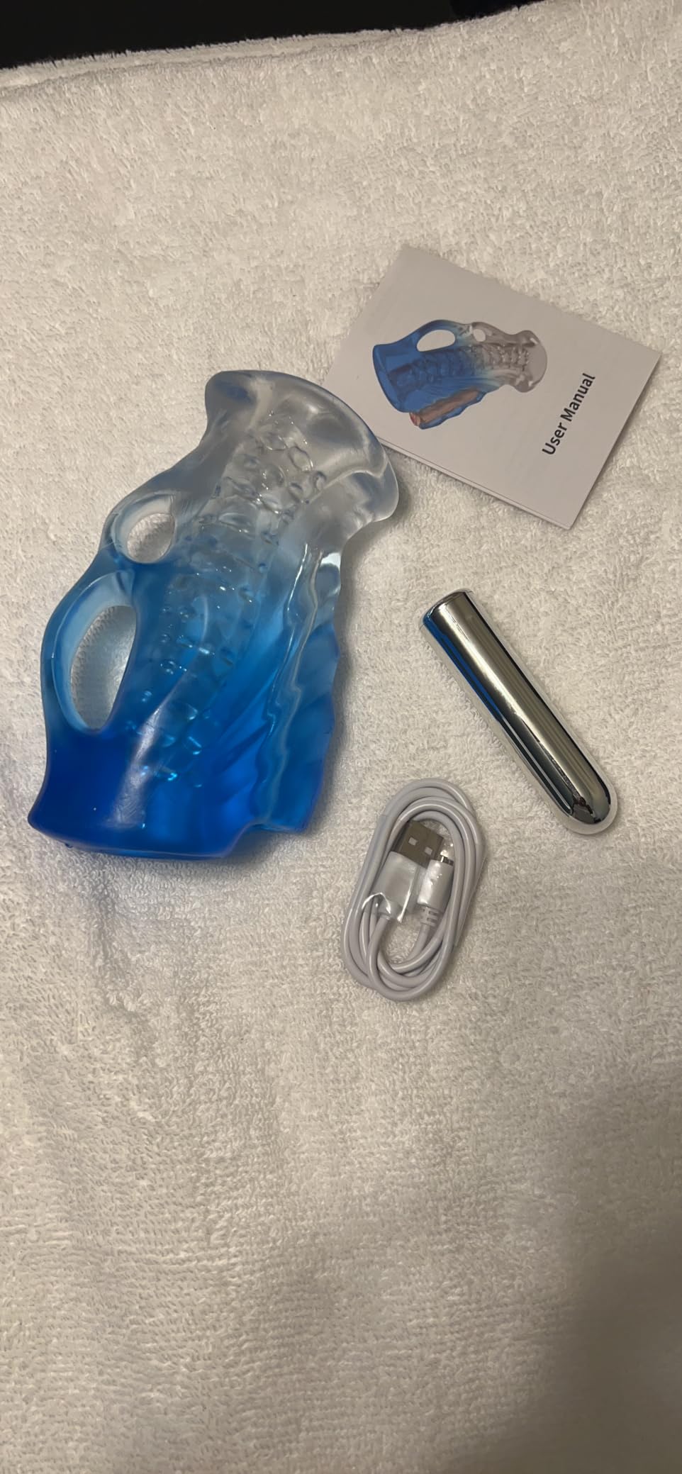 Amazon.com: LNIIY Male Stroker Vibrator Masturbator Grip, Ultra-Soft ...