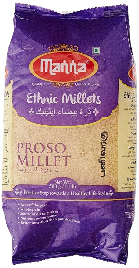 Manna Ethnic Millets - Proso, 500g : Amazon.in: Grocery & Gourmet Foods