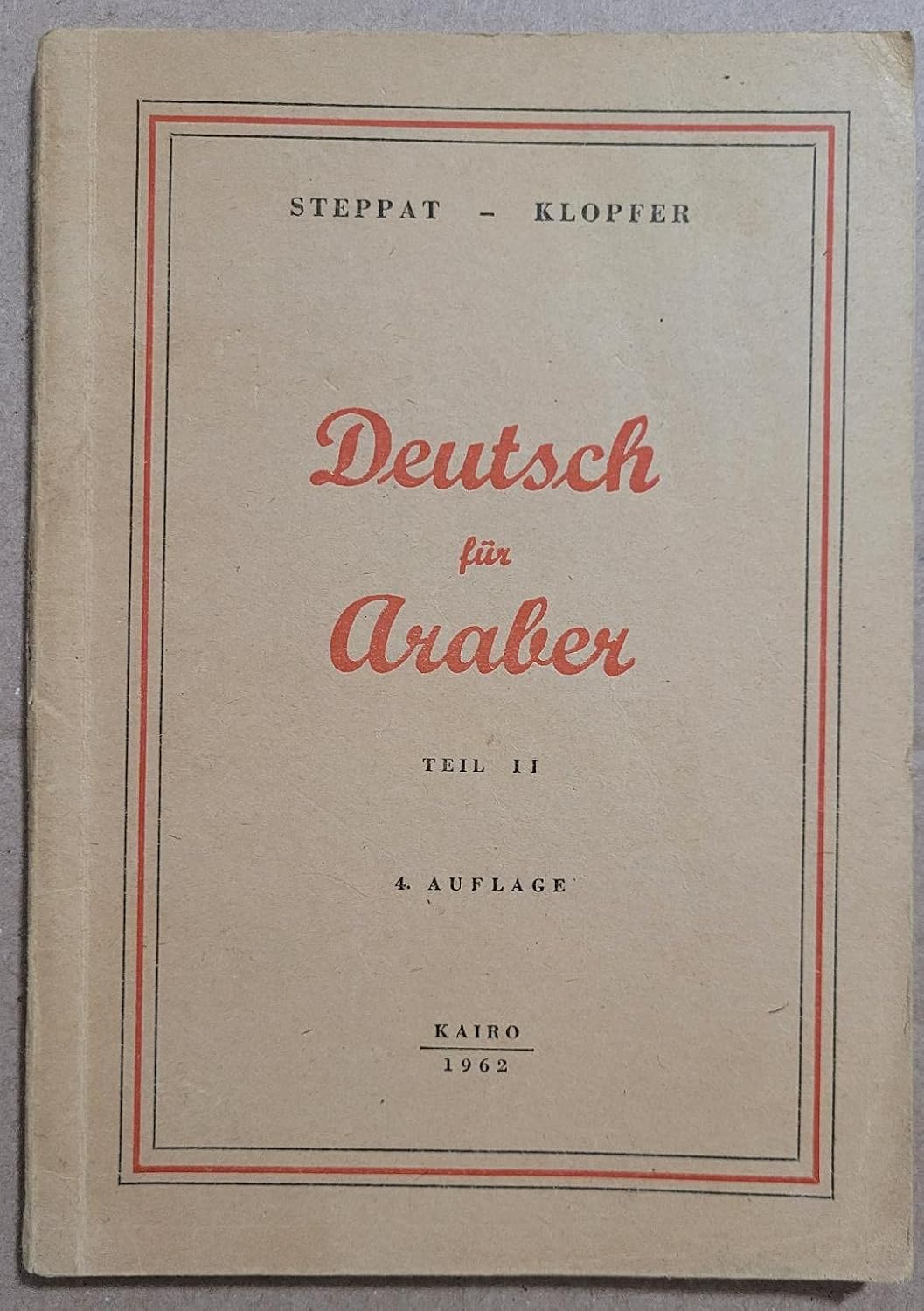 Deutsch Fur Araber, German For Arabs / Arabic Speaking, Part II: Heinz ...